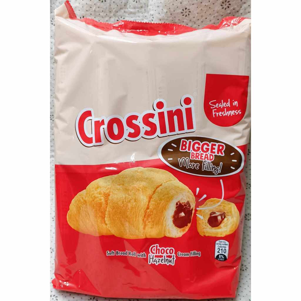 Crossini Choco Hazelnut Bread Roll | Shopee Philippines