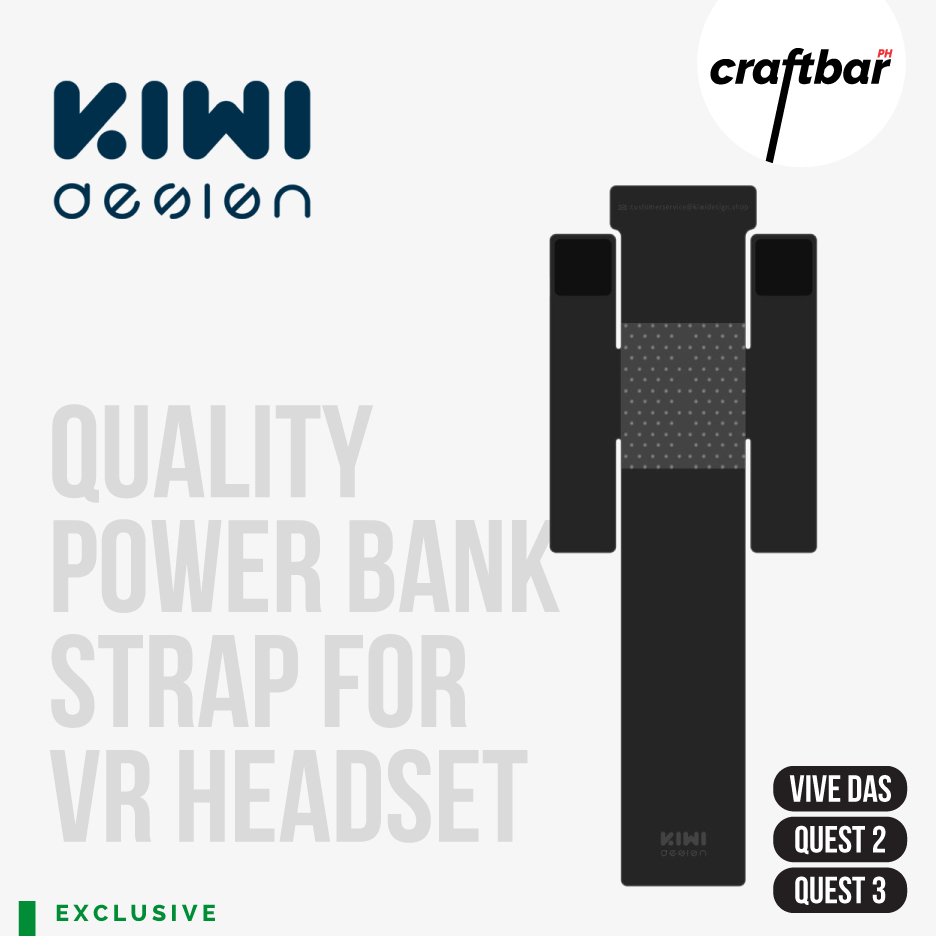 KIWI Design Power Bank Strap for Meta Quest 2 and 3 (Compatible with ...
