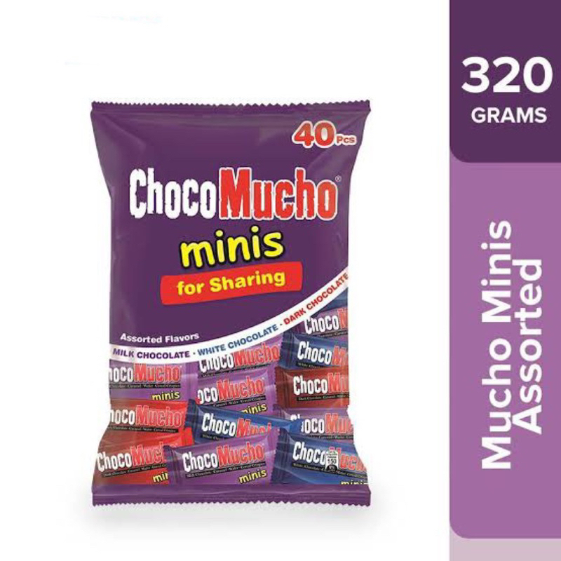 Choco Mucho Minis Assorted Bag 40 PCS | Shopee Philippines