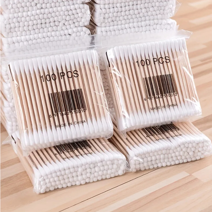 Ulife 100 Pcs Double-headed Cotton Swabs Women Cotton Cotton Medical ...