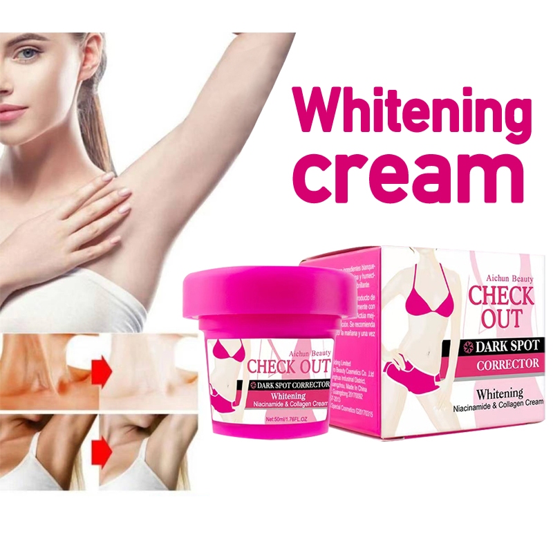 Miss Coco Check Out Whitening Cream Dark Spot Corrector Collagen Cream 50ml | Shopee Philippines