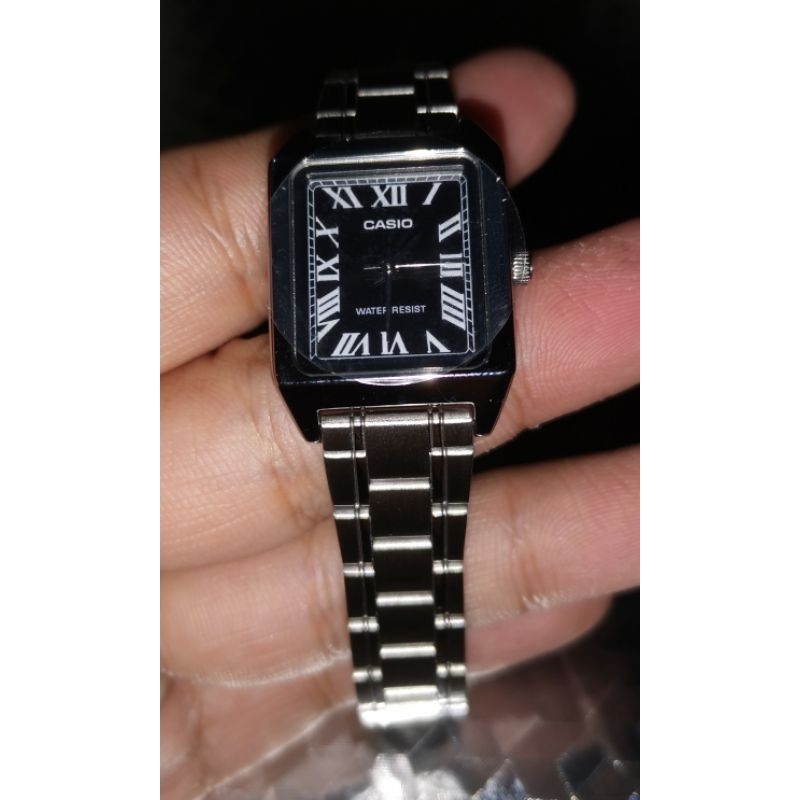 Casio LTP-V007D-1B Analog Stainless Steel Strap For Women | Shopee Philippines