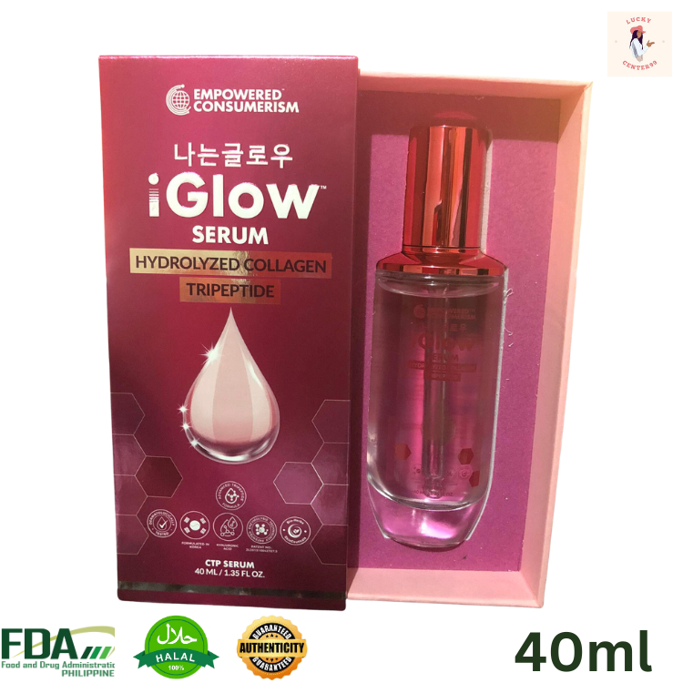 iGLOW SERUM HYDROLYZED COLLAGEN TRIPEPTIDE 100 % ORIGINAL ( EMPOWERED ...