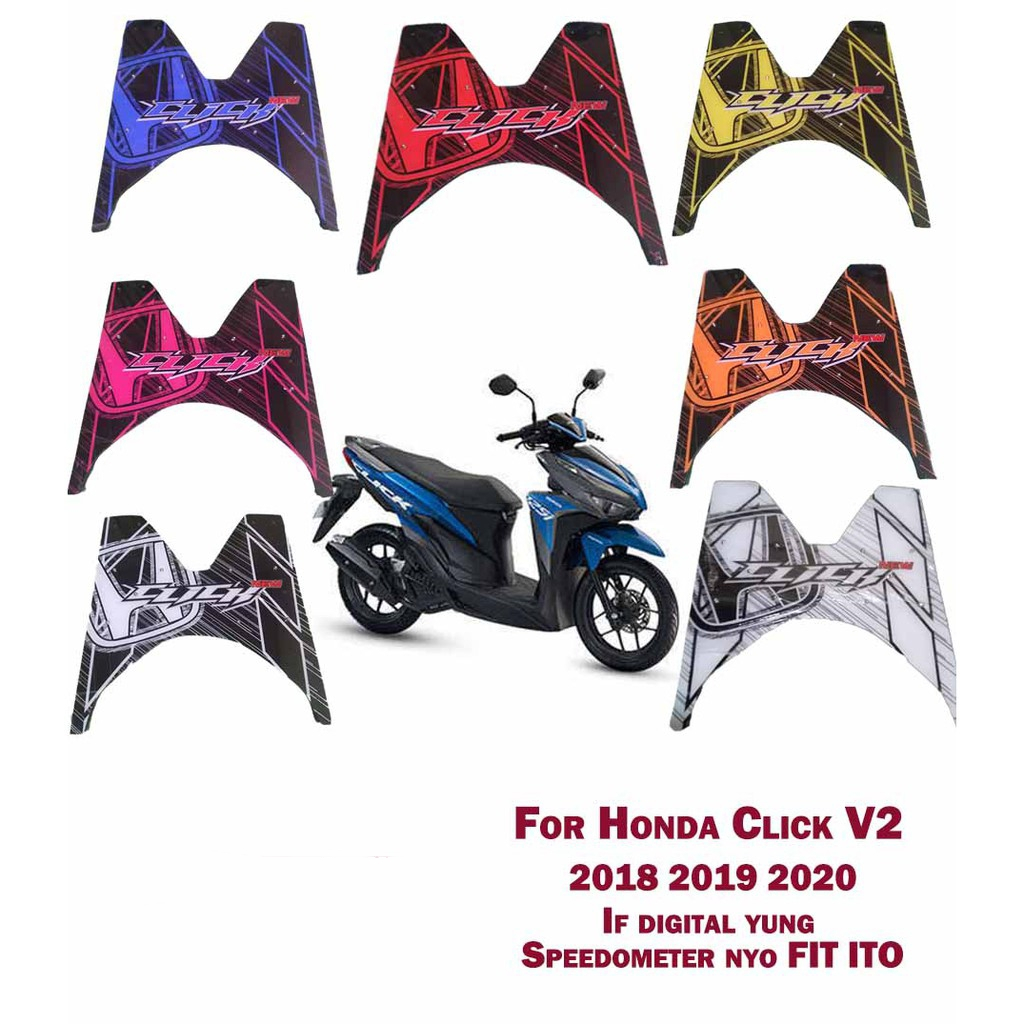 HONDA CLICK 125 150 V2 ACRYLIC FOOTBOARD MATTING WITH SCREW / CLICK 125 ...