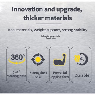 3''/4"/5''/ 6" Heavy Duty Bench Vise With Anvil Clamp Tool Gato 360 ...