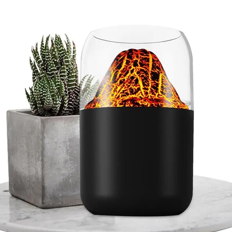 Volcano Humidifier Portable Desktop Aroma Diffuser Quiet Humidifier ...