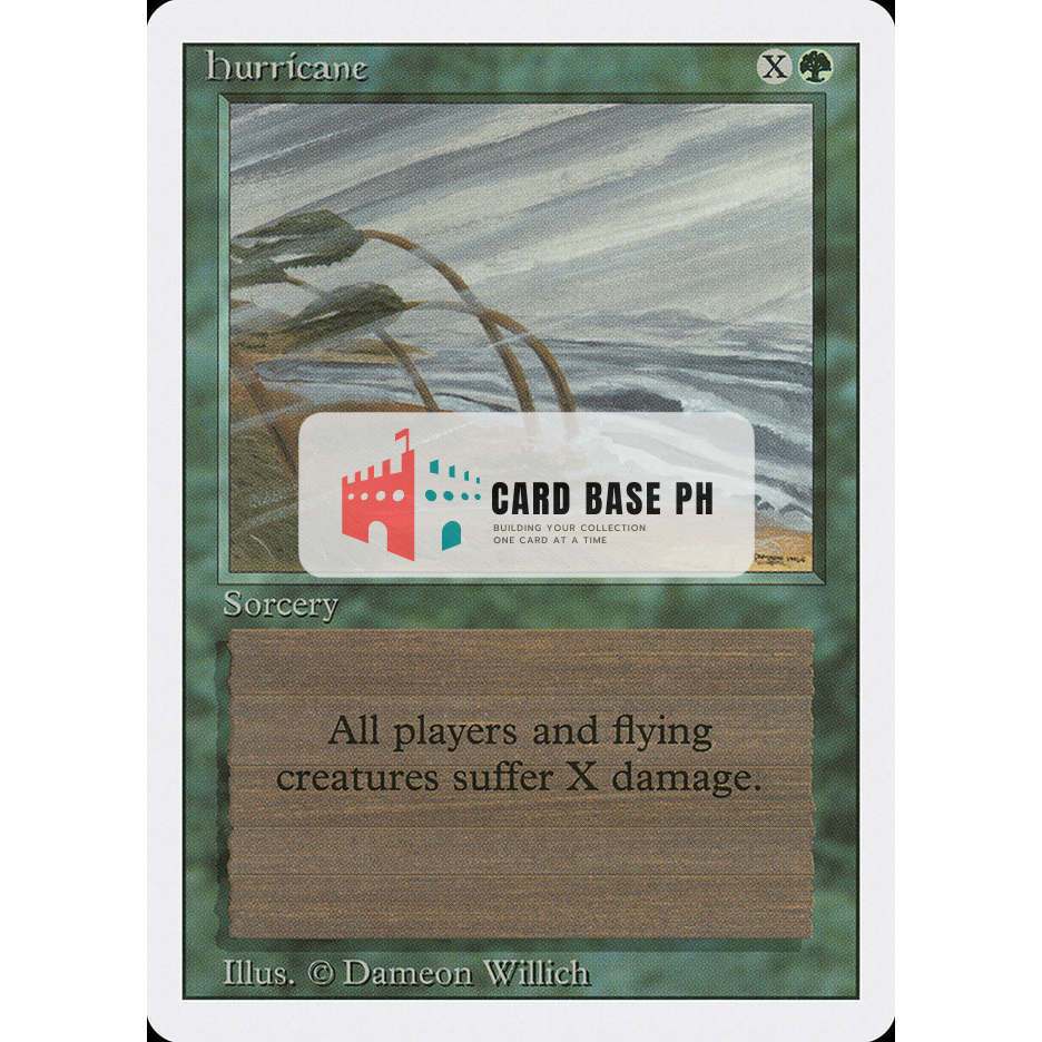 Hurricane(Revised Edition)Lightly Played - Magic the Gathering Trading ...