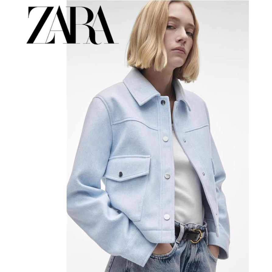 Zara Autumn Coat with Snap on Buttons | Shopee Philippines