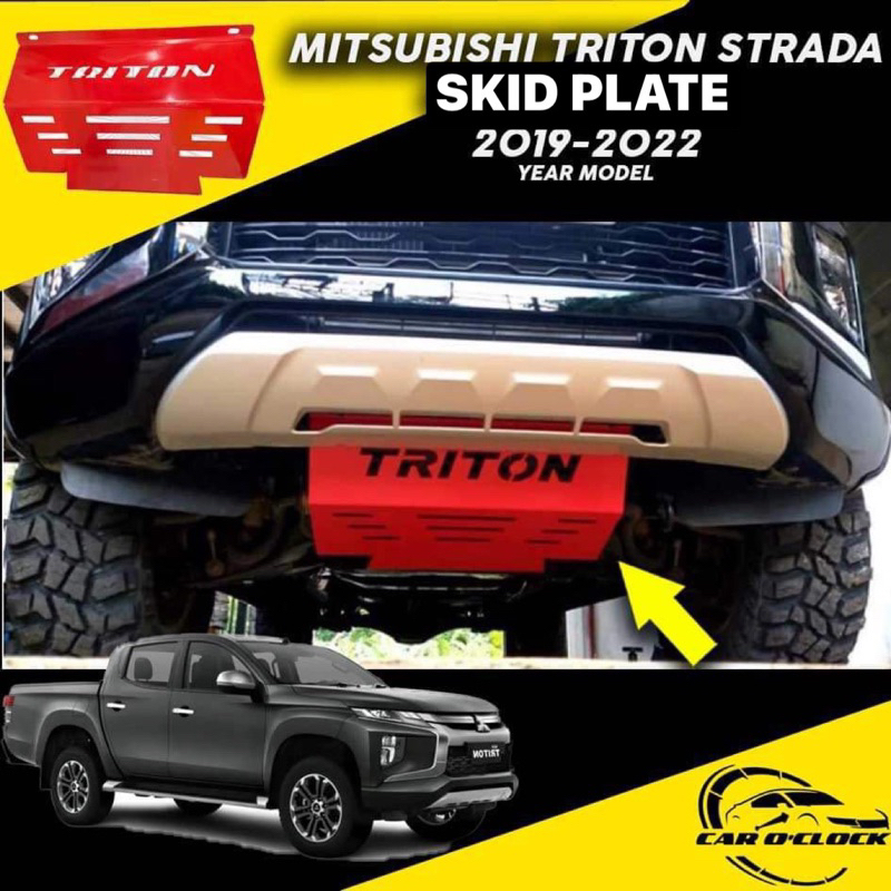 Mitsubishi Triton Strada 2019-2023 Skid Plate Undercover | Shopee ...
