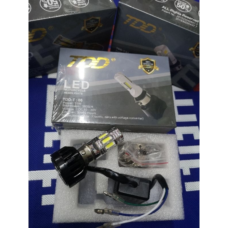 6 LED HEADLIGHT TDD BRAND | Shopee Philippines