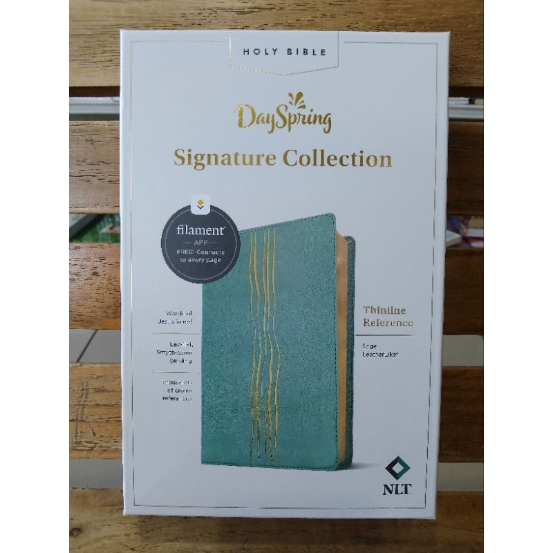 NLT Thinline Reference Bible, Filament-Enabled Edition (LeatherLike ...