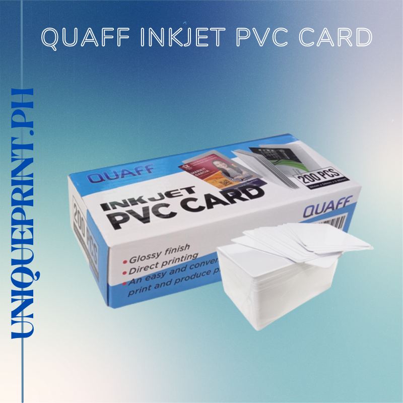 QUAFF PVC Pre-Cut Card for Direct Printing (50pcs / 200pcs per order ...