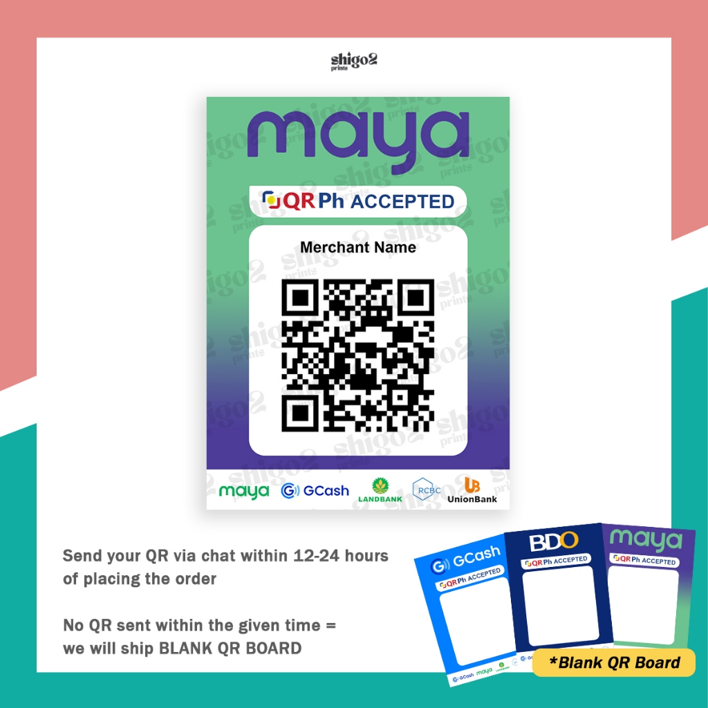 Gcash Maya QR code standee scanner | Shopee Philippines