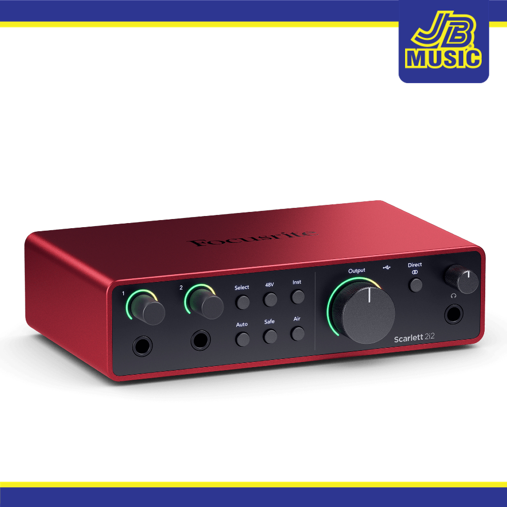 Focusrite - Scarlett 2i2 4th Gen Usb 2 in/2-out Usb-c Audio Interface | Shopee Philippines