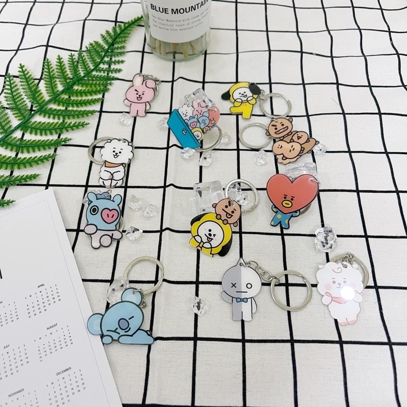 BT21 ACRYLIC KEYCHAIN KPOP MERCH | Shopee Philippines