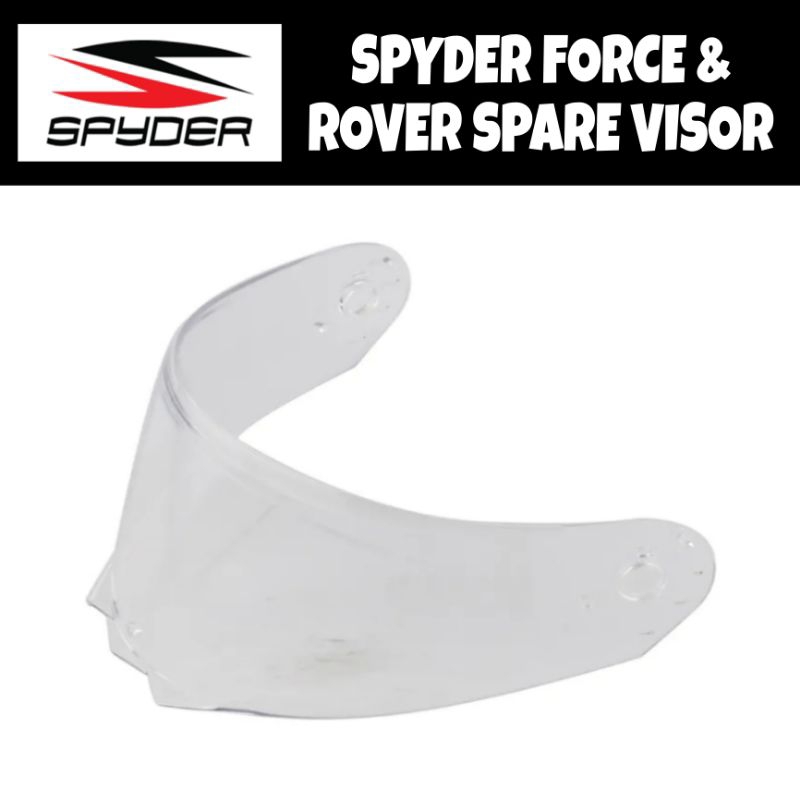 SPYDER SPARE VISOR FOR FORCE/FORCE+ & ROVER | Shopee Philippines