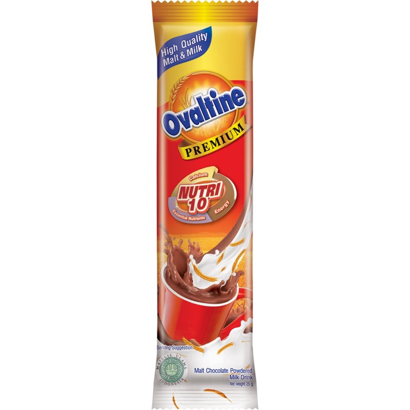 Ovaltine Premium Malt Chocolate Powder Milk Drink 25g | Shopee Philippines