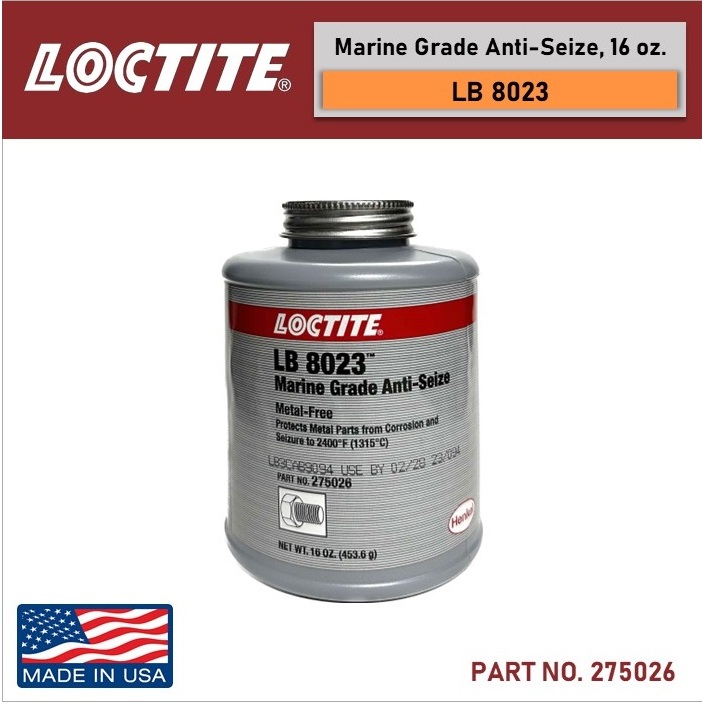 Loctite LB 8023 Marine Grade Anti-Seize, 16 oz. - 275026 | Shopee ...