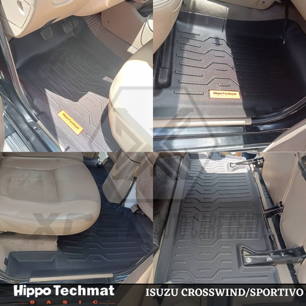 ISUZU CROSSWIND/SPORTIVO HIPPO TECHMAT BASIC DEEP DISH CAR MATS ...