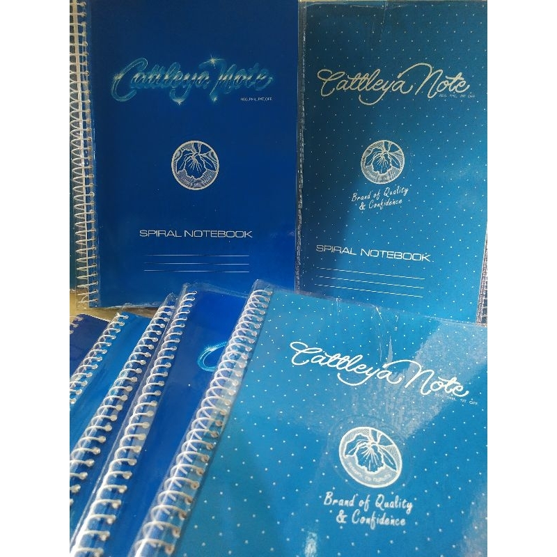 Cattleya Spiral Notebook 100 Sheets With Plastic Cover (6"x8.5"inches ...