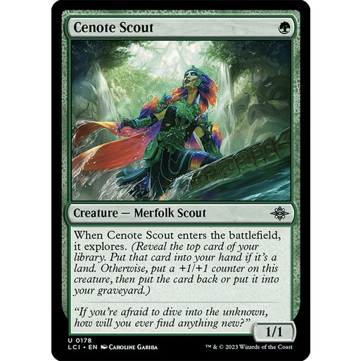 Cenote Scout - The Lost Caverns of Ixalan (LCI) | Shopee Philippines