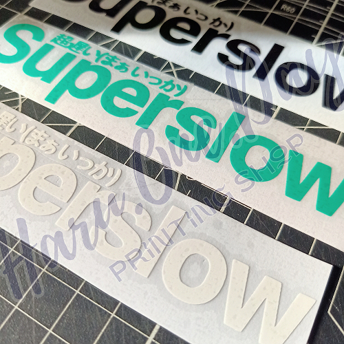 SUPERSLOW Decal Waterproof Sticker | Shopee Philippines