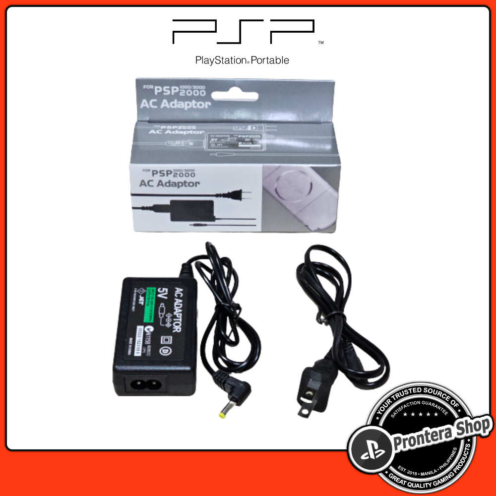 SONY PlayStation Portable PSP 1000, 2000, 3000 AC Adapter Adaptor Wall ...