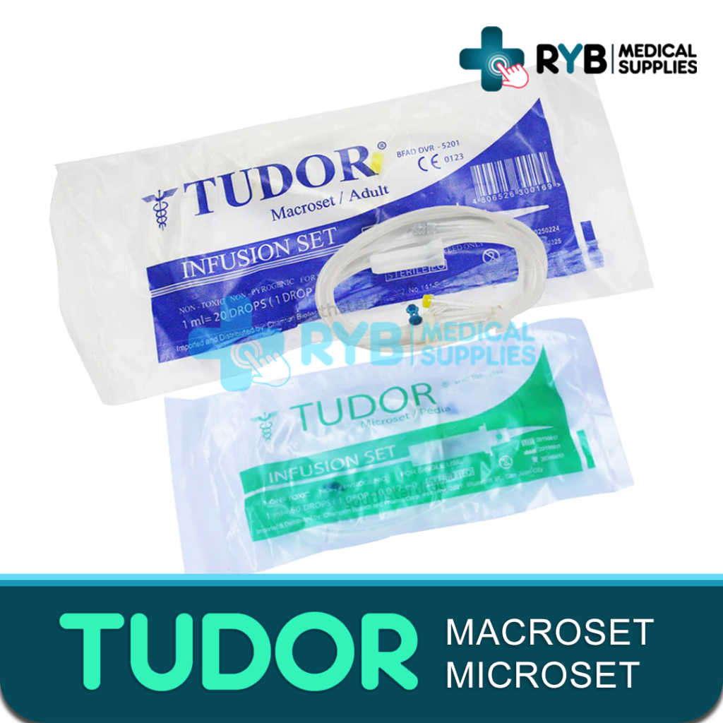 TUDOR Infusion Set - Macroset & Microset | Shopee Philippines