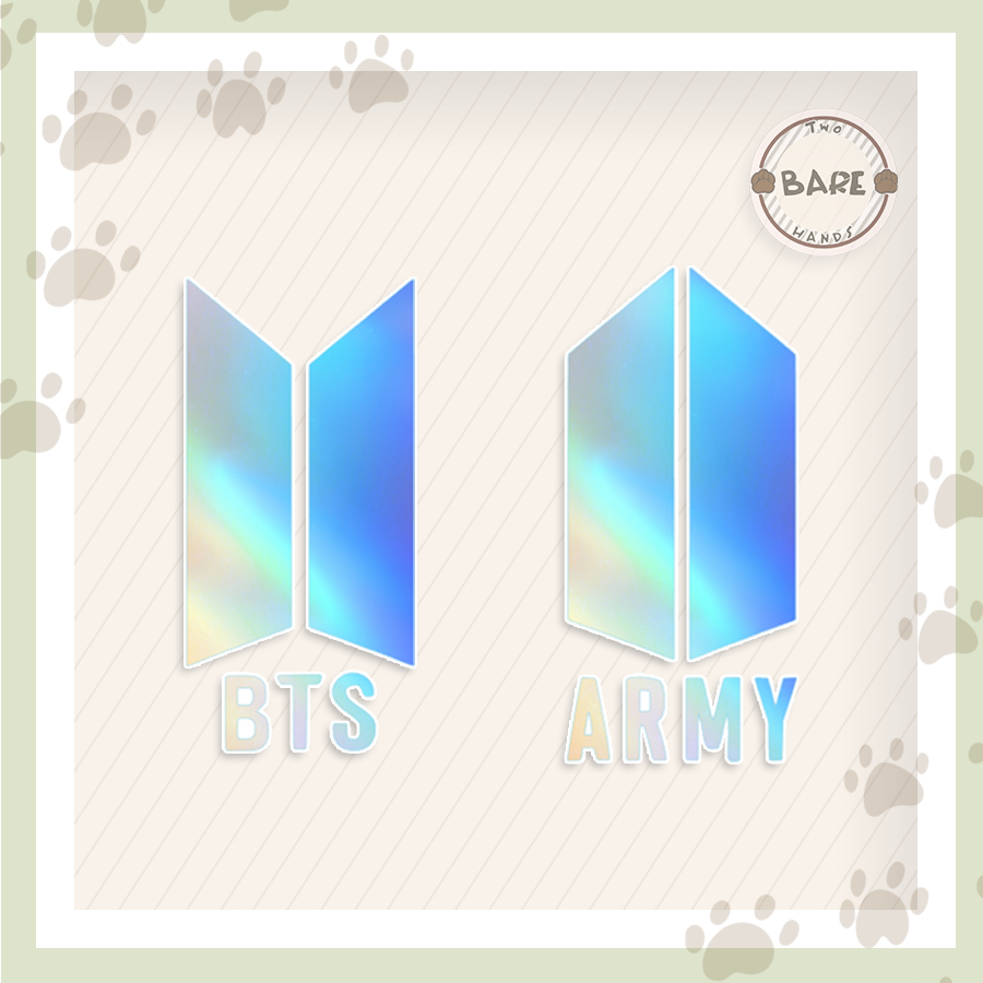 BTS [Logo] Decal Stickers Army Bomb Army by twobarehands | Shopee ...