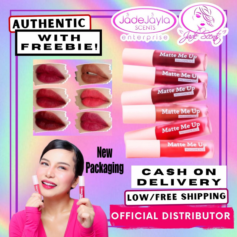 M.Q. Cosmetics Matte Me Up HD Lip Stain (new packaging only) | Shopee ...