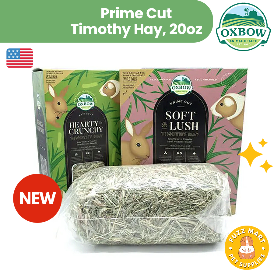 Oxbow Prime Cut Timothy Hay (20oz) for Rabbit and Guinea Pig | Shopee ...