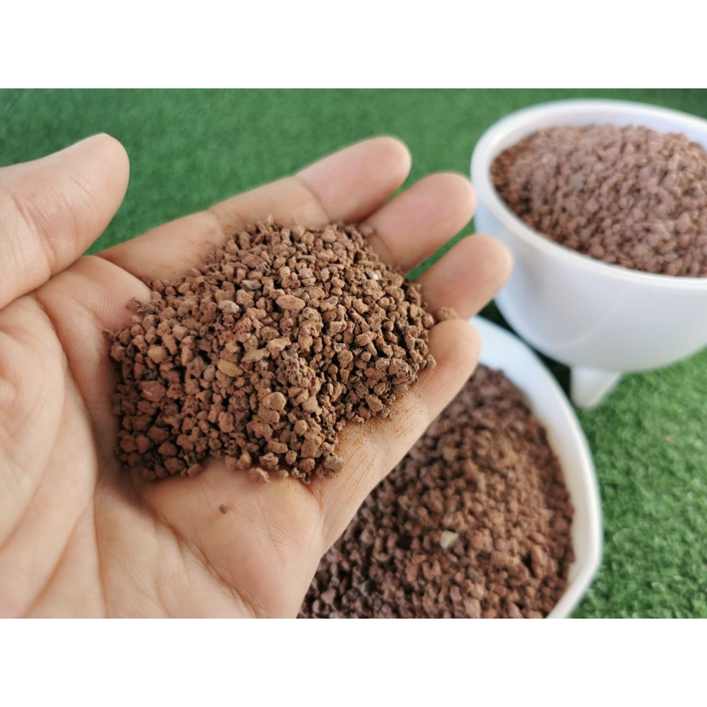 Plant Culture Premium Scoria Lava Rocks Red / Black Soil Topper | 500g ...