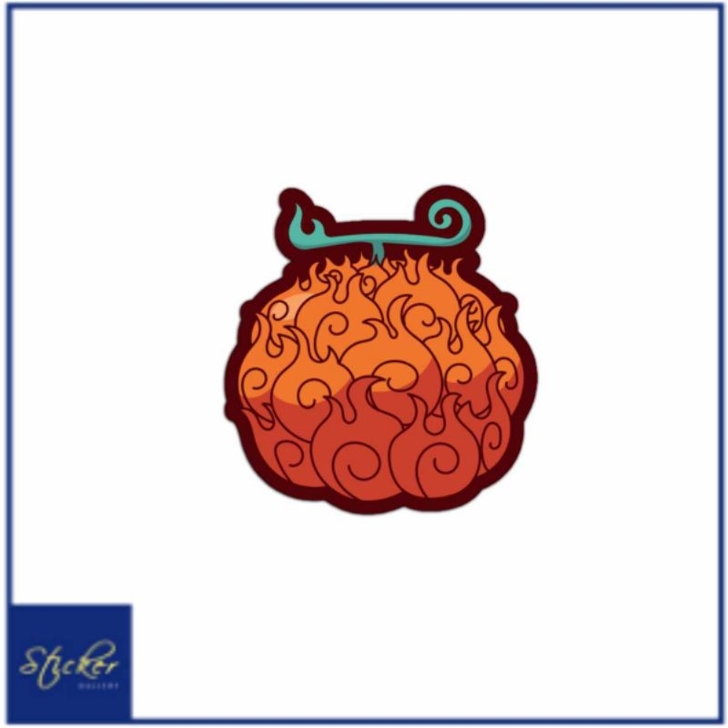 MERA MERA NO MI ANIME WATERPROOF STICKER | Shopee Philippines