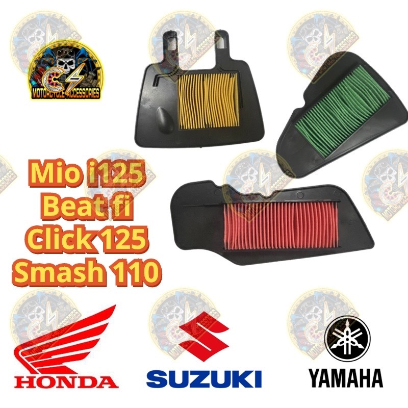 CS Motorcycle Air Cleaner Air Filter Element Beat FI / Mio i 125 ...