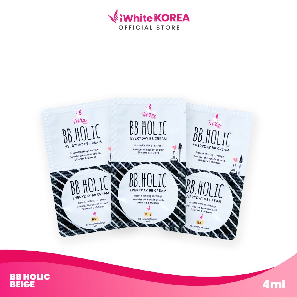 iWhite Korea BB Holic Beige Sachet 4ml x 3pcs | Shopee Philippines