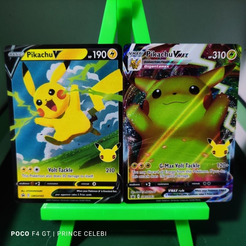 Pokemon TCG - Pikachu V & Vmax | Shopee Philippines