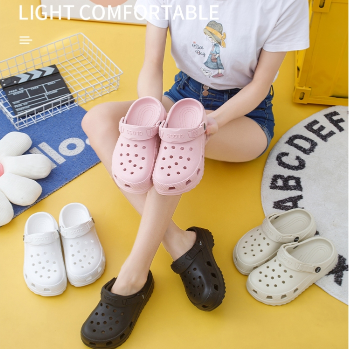 𝐂𝐋𝐎𝐒𝐒.𝐏𝐇 Fashion Clog Soft Ventilate Soft Sandals For Women | Shopee ...