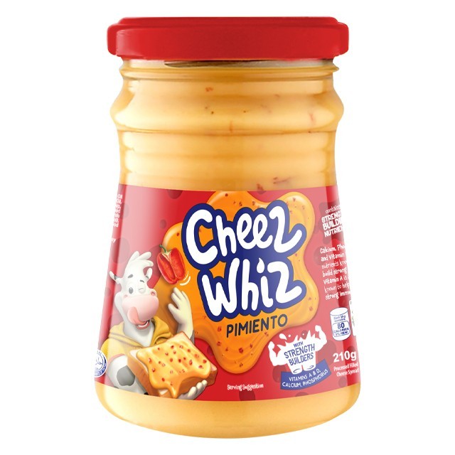 Lazycart Cheez Whiz Pimiento Bottle 210g | Shopee Philippines