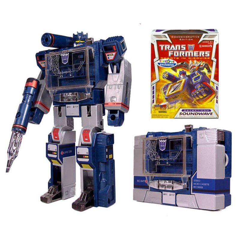 TRANSFORMERS G1 DECEPTICON SOUNDWAVE COMMEMORATIVE EDITION WITH ...