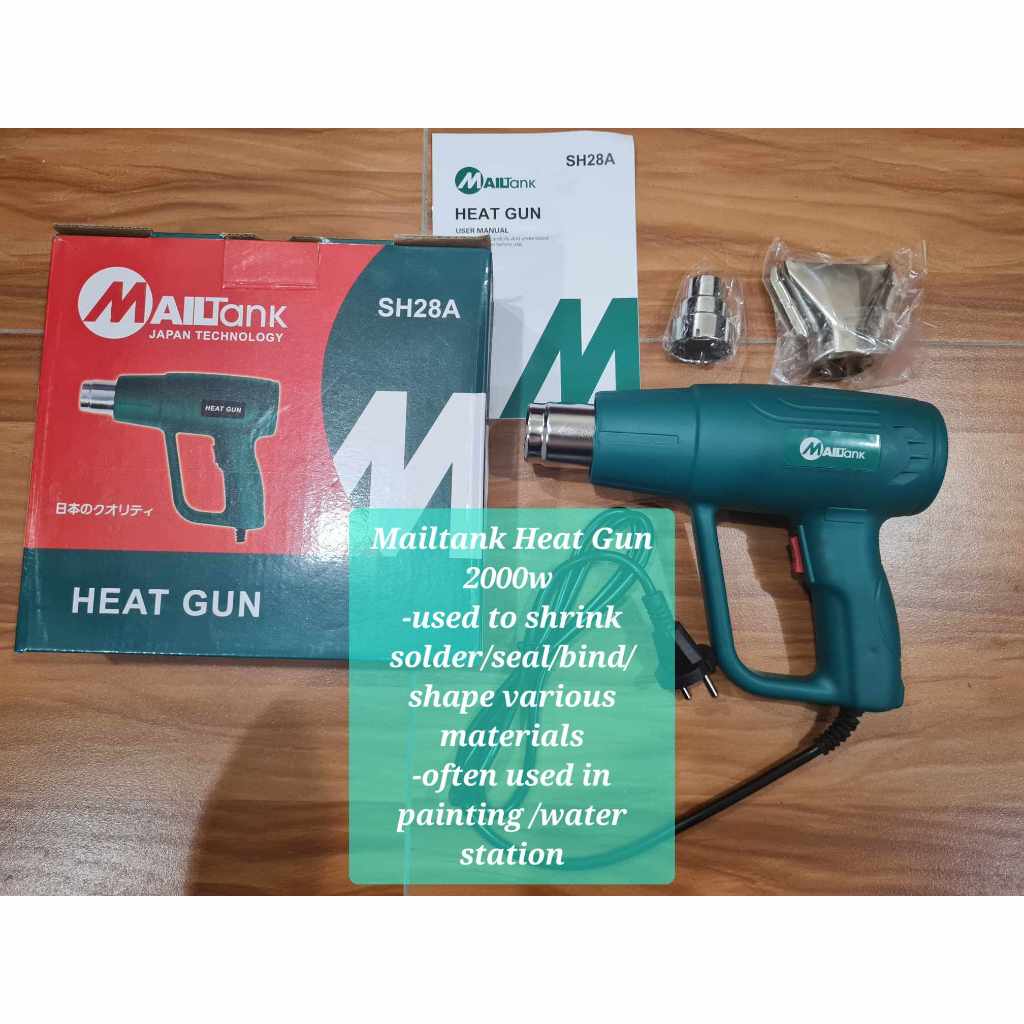 Mailtank Heat Gun 2000W for Shrinking Soldering Attaching Binding ...