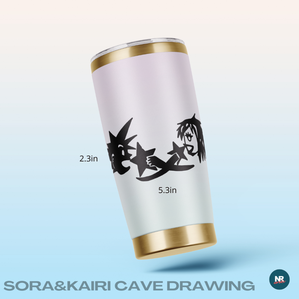 Sora and Kairi Cave Drawing Kingdom Hearts Vinyl Decal Gaming ...