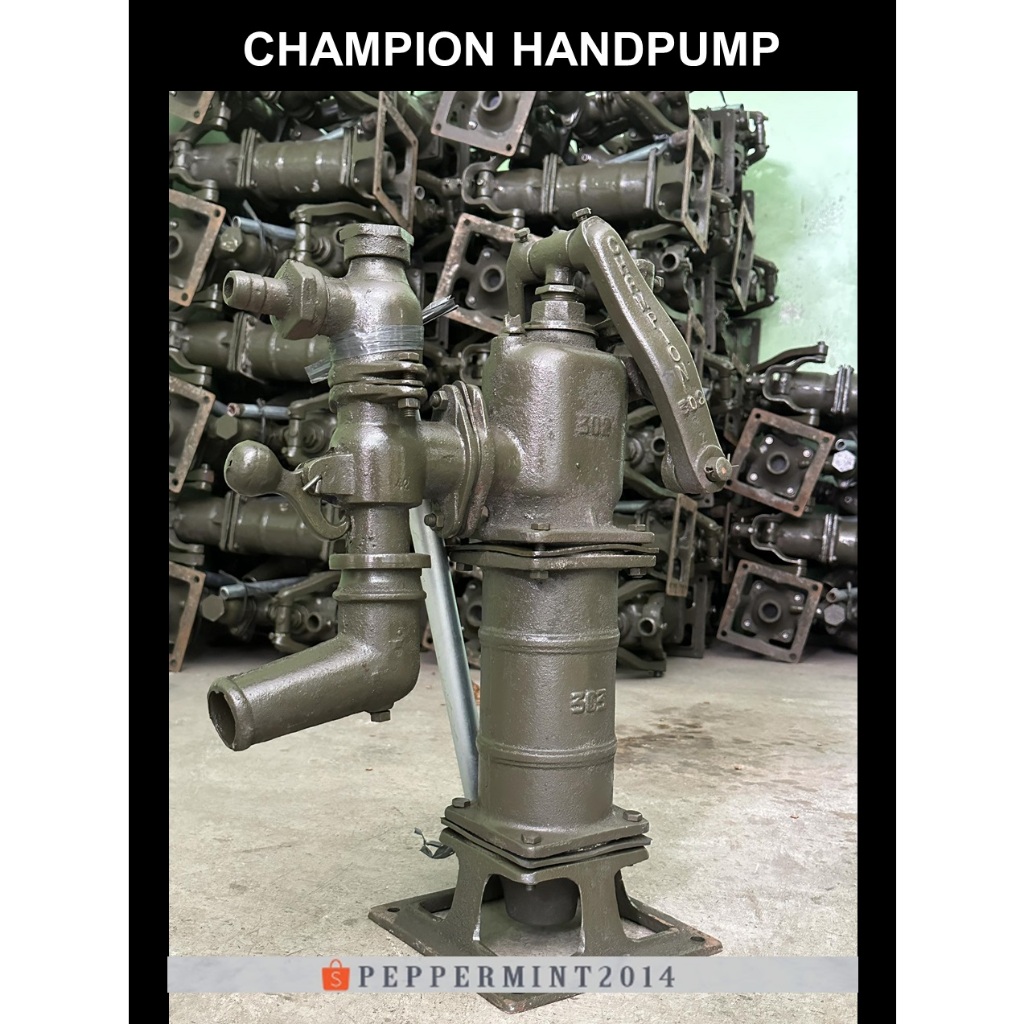 HEAVY DUTY CHAMPION Water Handpump Pitcher Pump Poso Bomba Pambomba ...