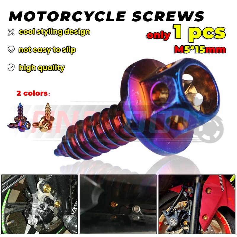 Motorcycle Body Bolt Titanium Body Screw Flower Type/ Mushroom Type ...
