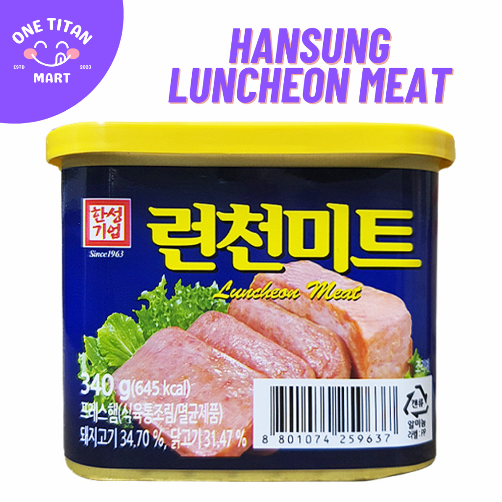 HANSUNG Korean Luncheon Meat 340g 1 piece | Shopee Philippines