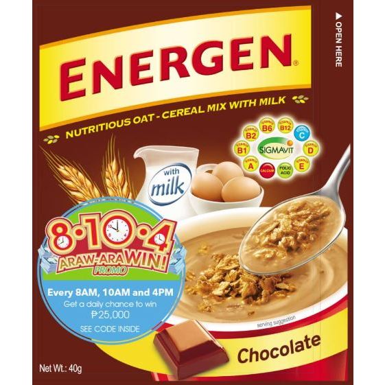 Energen Chocolate Hanger 10 x 40g | Shopee Philippines