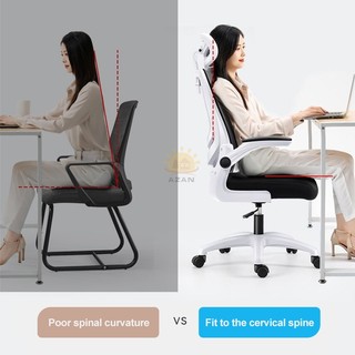 Office chair Korean Style Ergonomics Chair Mesh Office Mesh Chair ...