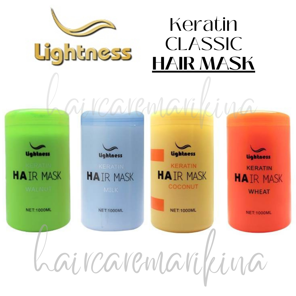 Lightness KERATIN HAIR MASK 1000ml | Shopee Philippines