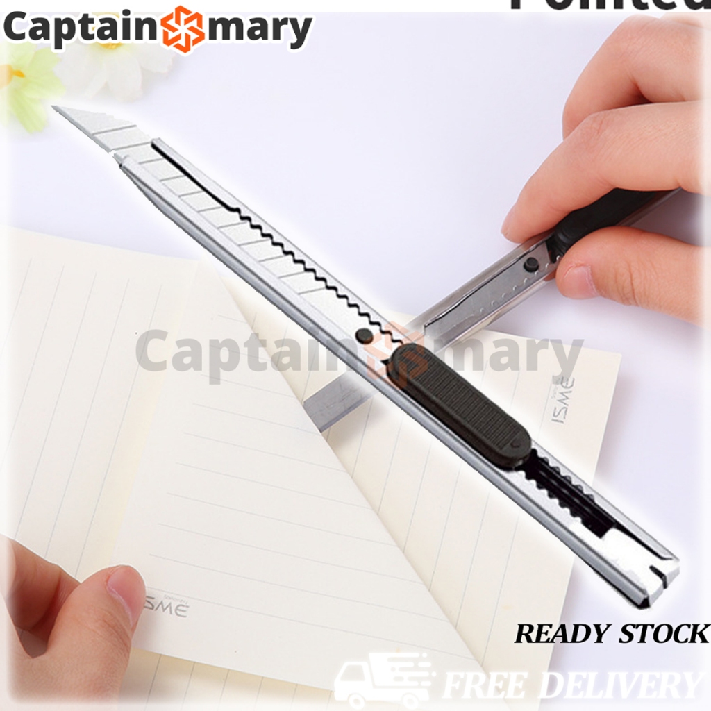 Cutting Knife 12.5cm Handy Utility Knife Cutter Stainless Snap-Off ...