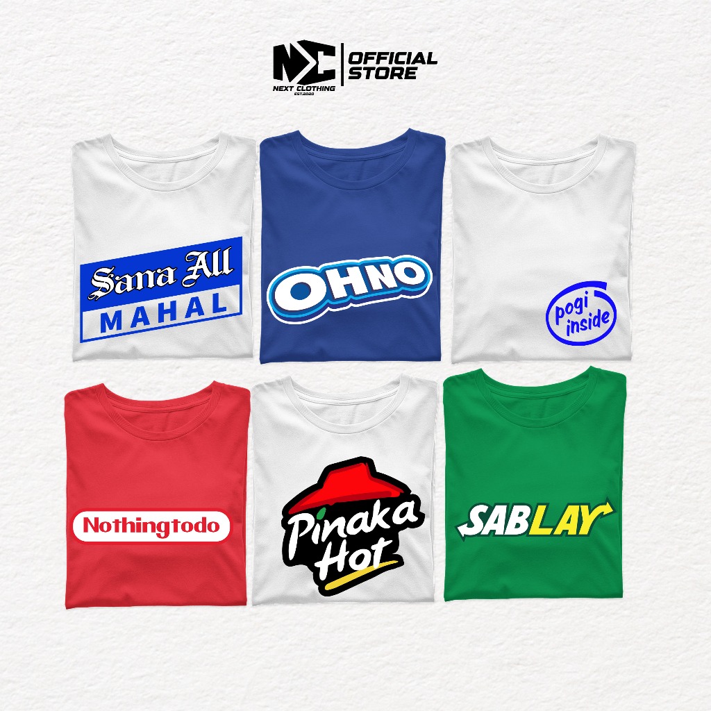 SPOOF SHIRT - SET F UNISEX - FOR MEN AND WOMEN SHIRT | Shopee Philippines