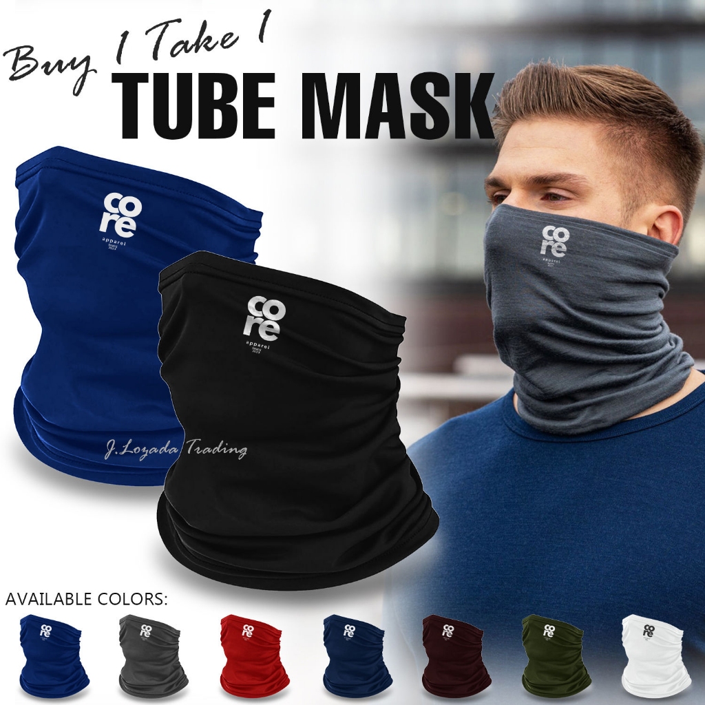 B1T1 CTM 12 -CORE APPAREL TUBE MASK - Face Mask / Face Cover / Biker ...